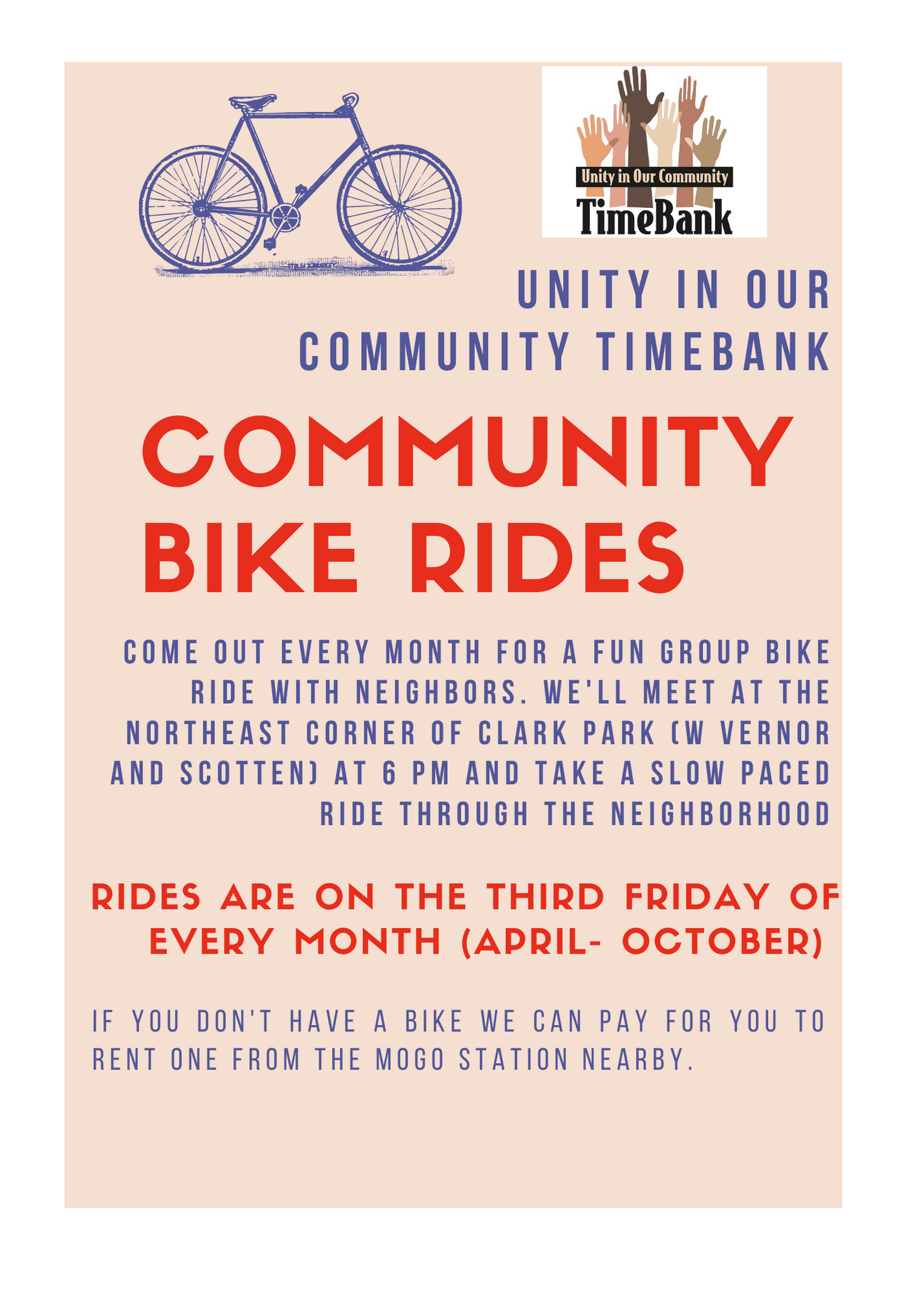 Unity in Our Community Group Bike Ride – Michigan Alliance of Timebanks